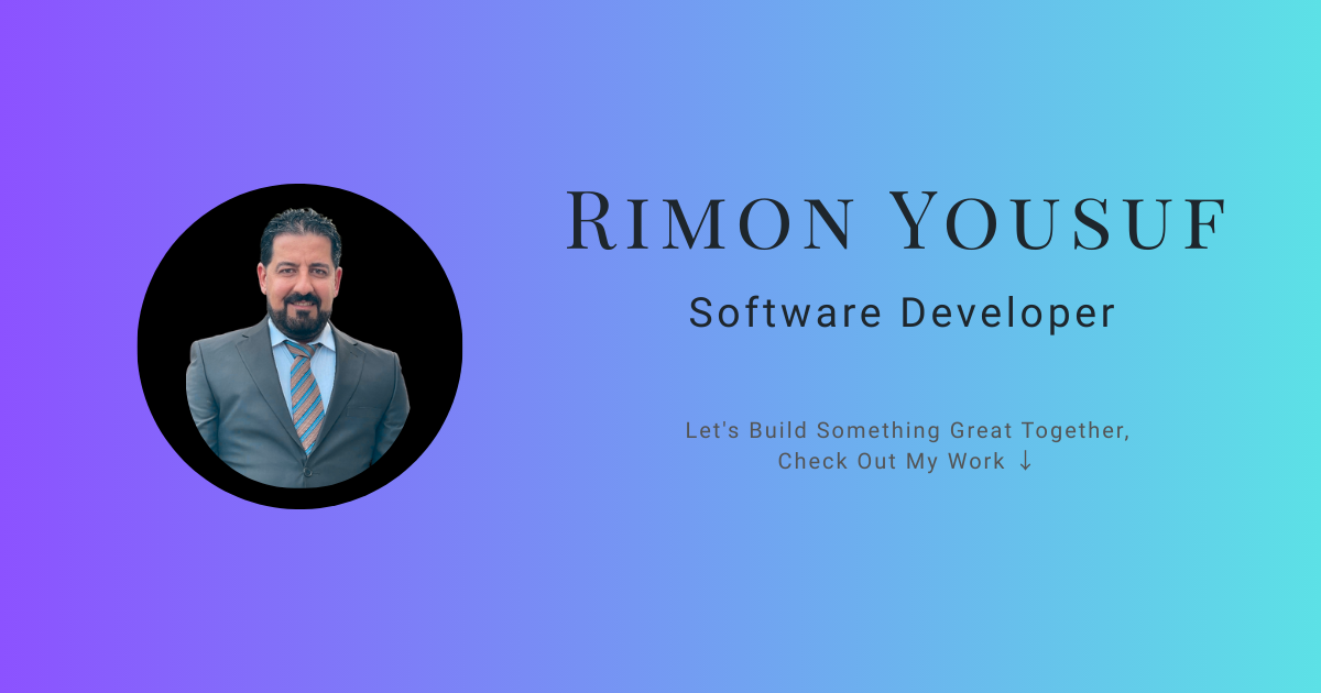 Rimon Yousuf | Software Developer